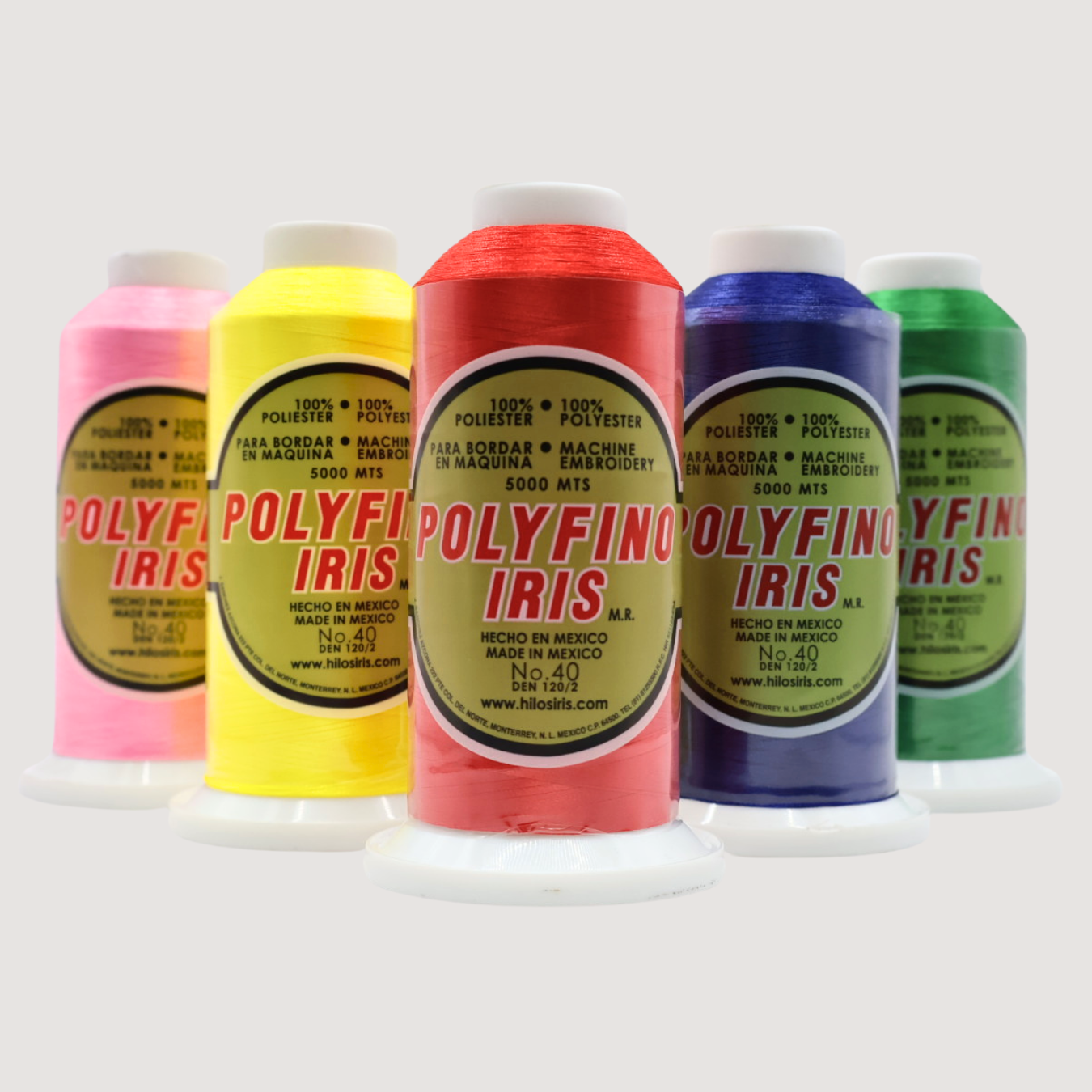 POLYFINO IRIS 5,000 METROS – Hilos Iris
